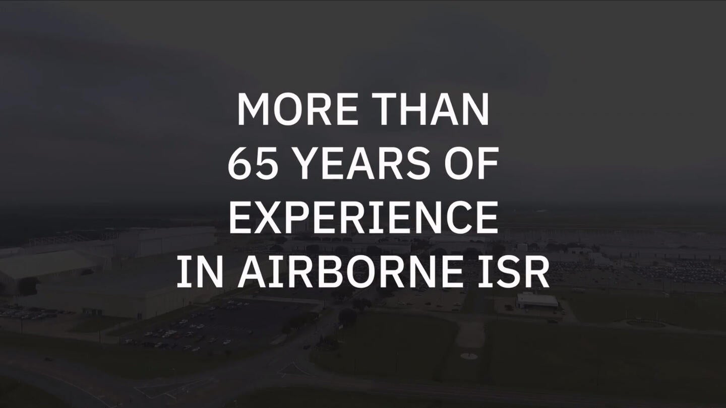 More than 65 years of experience in Airborne ISR