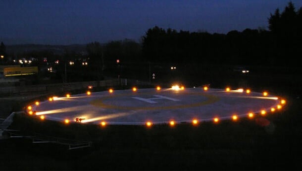 Visual Landing Aids for Helidecks and Helipads